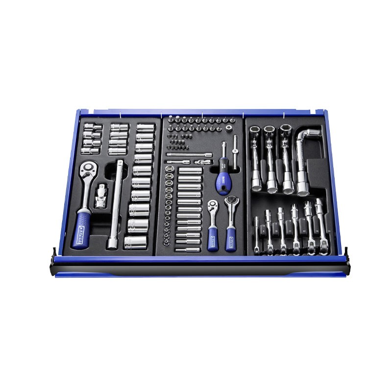 Servante 6 tiroirs et 9 modules 209 outils E220314 Facom Expert